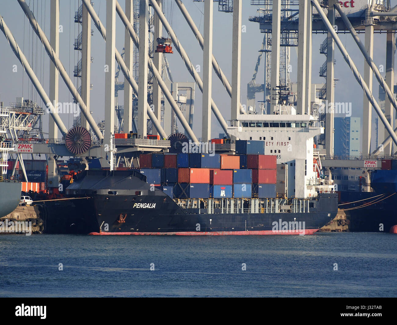 This image depicts the ship *Pengalia*, built in 2008, with IMO number ...