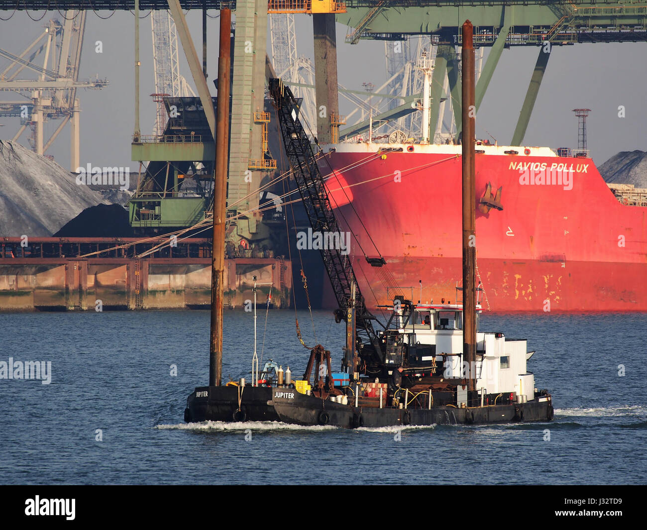 This image depicts the ship 'Jupiter,' a vessel built in 1951 and ...