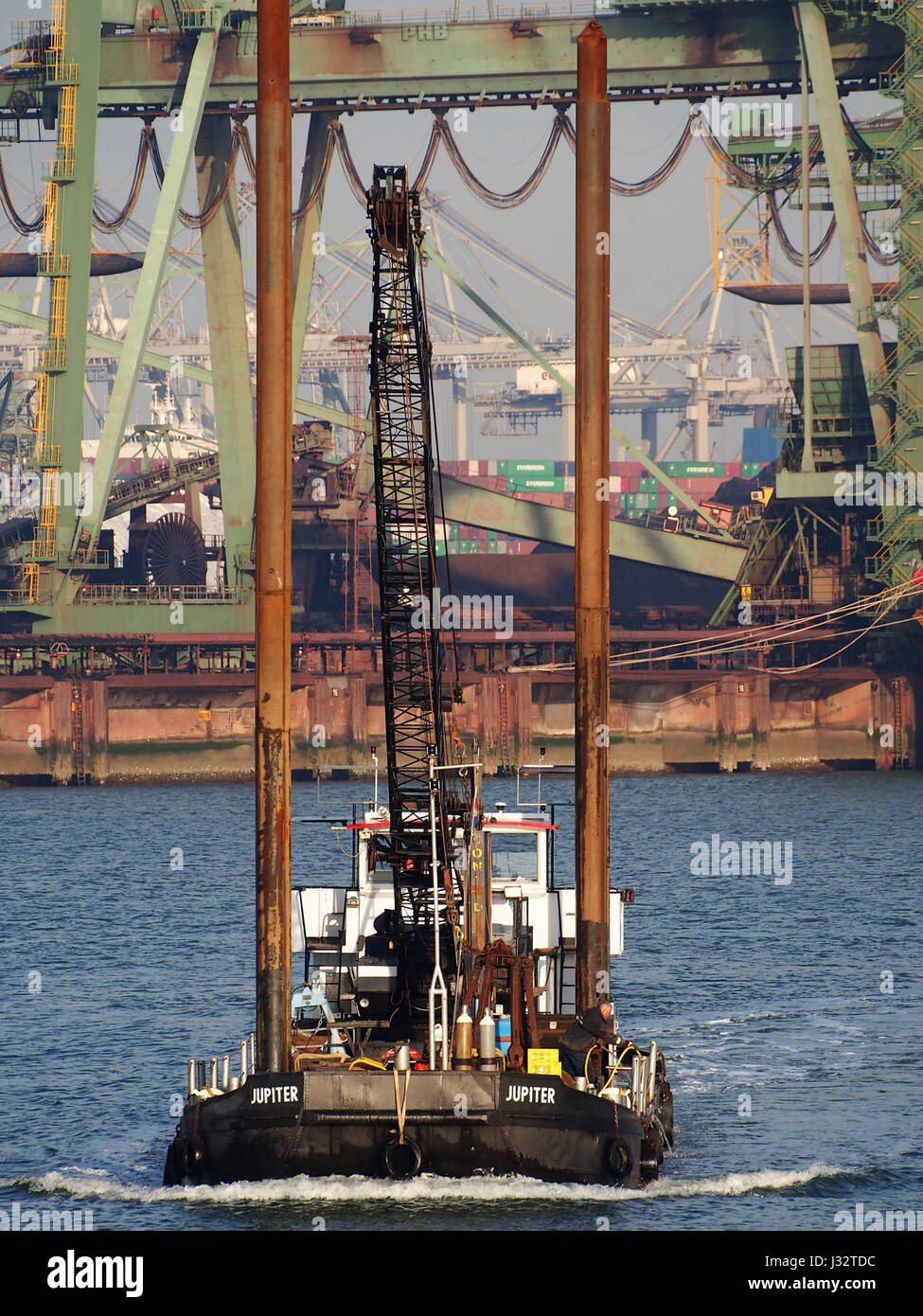 The 'Jupiter' ship, a vessel from 1951, captured here in the ...