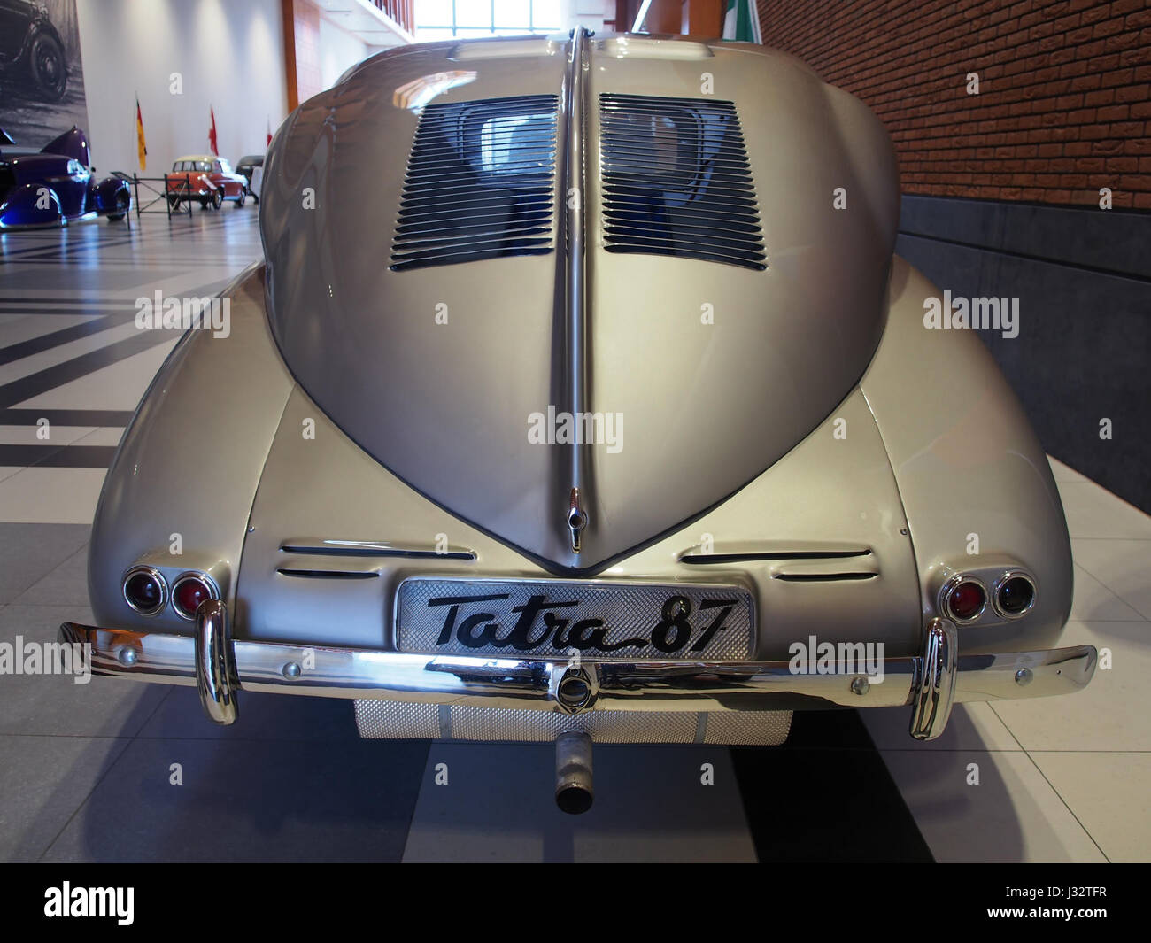 The 1948 Tatra 87 is a luxury car known for its streamlined design and ...