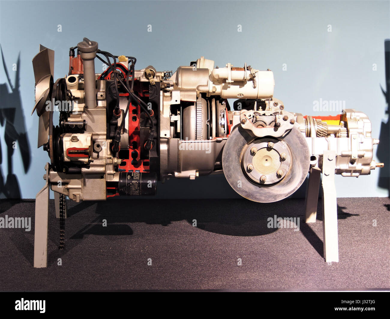 1967 NSU RO80 Rotary engine photo3 Stock Photo - Alamy