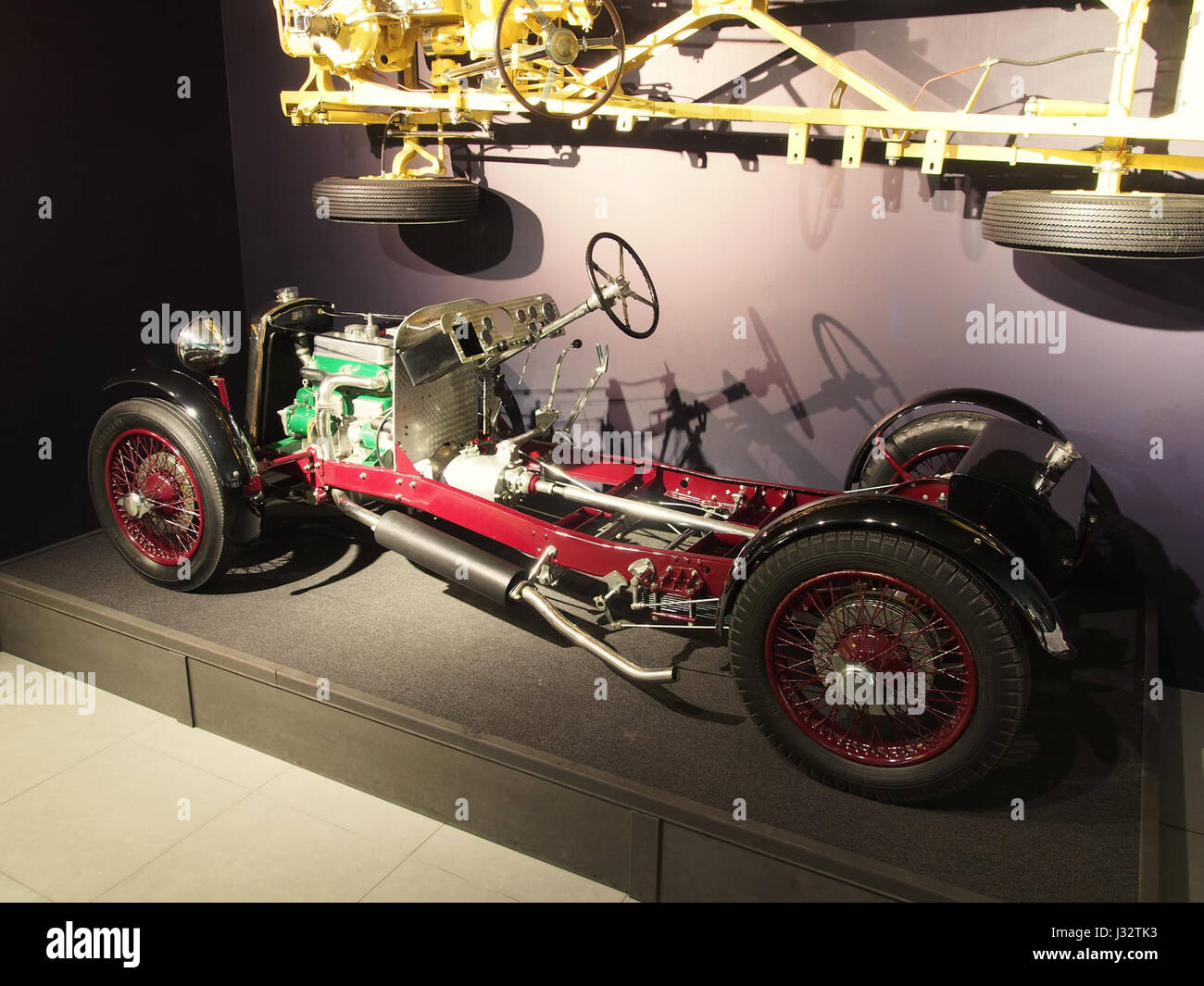 A photo of the engine room, capturing its machinery and mechanical ...