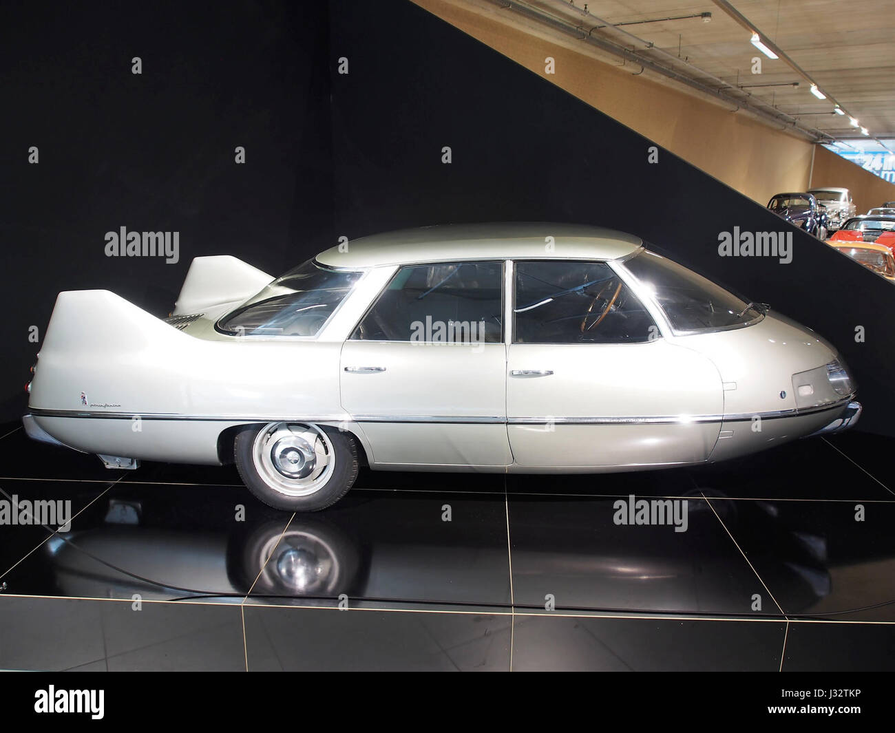 This image depicts the 1960 Pininfarina X, featuring the 1089cc Fiat ...