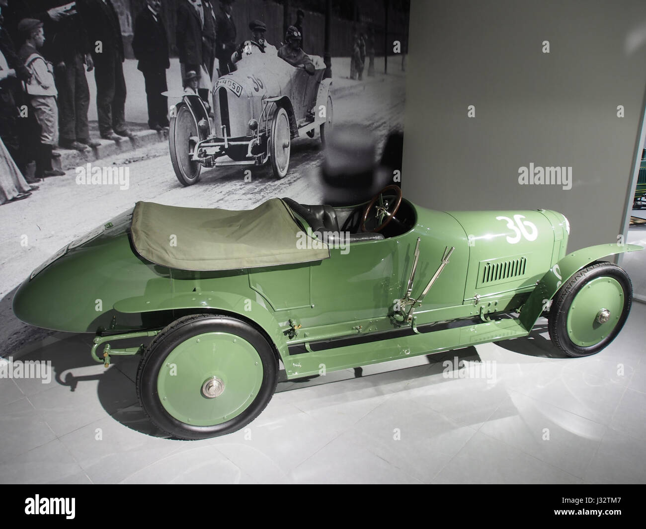 The 1910 Benz Prince Heinrich is an early automobile that features a 4 ...