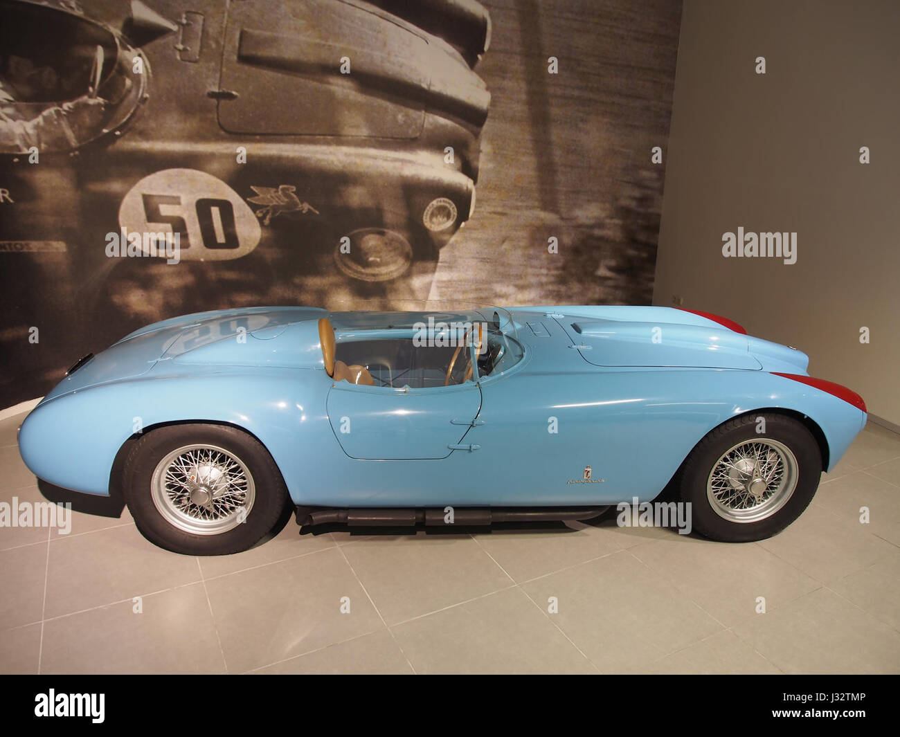 The 1953 Lancia D23 Spyder, designed by Pinin Farina, is a classic ...
