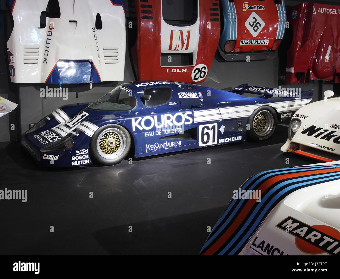 The 1985 Sauber Mercedes C-8 is a prototype racing car developed by the ...