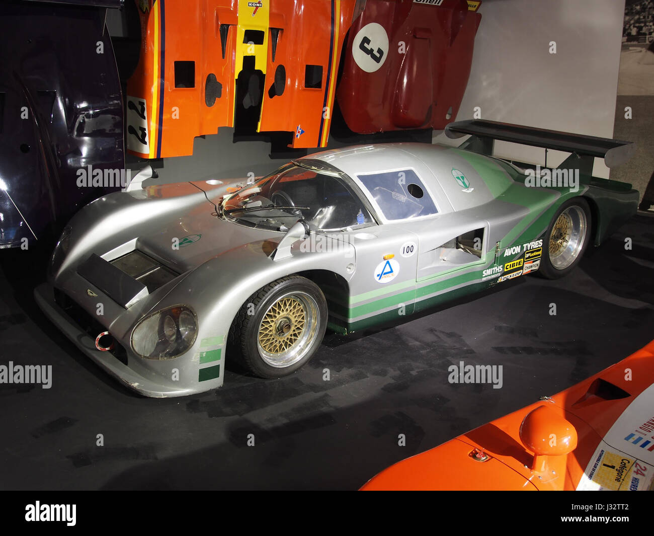 The 1982 Aston Martin Nimrod, built on a Lola chassis with a 5.3-liter ...