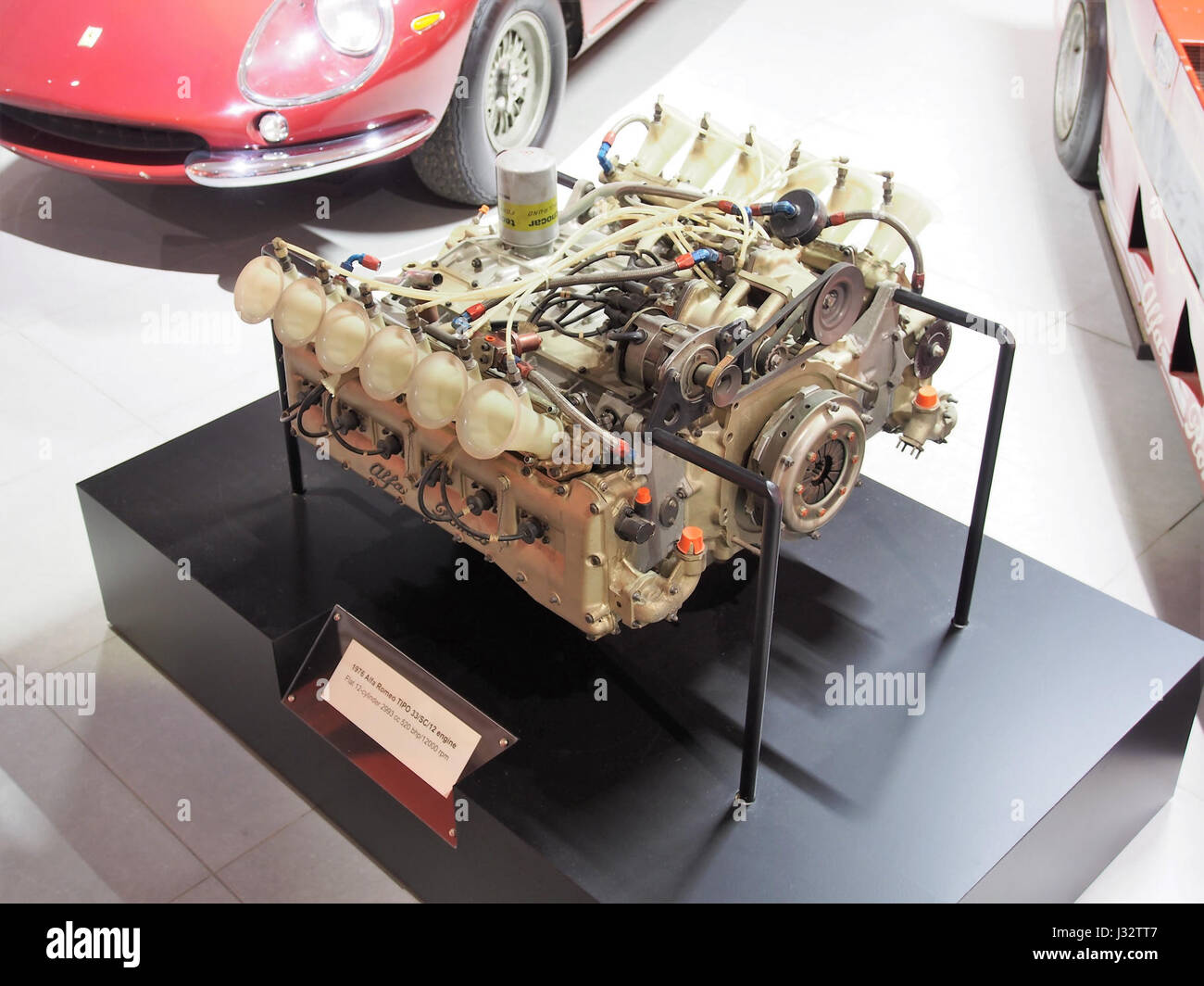 This image features the 1976 Alfa Romeo Tipo 33 SC 12, a high ...