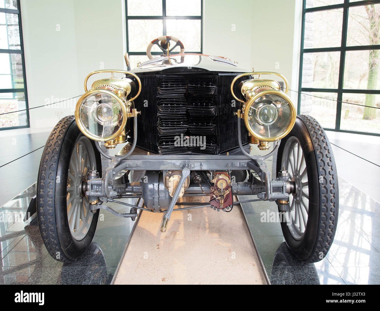 The 1903 Spyker 60HP Four-Wheel Drive Racing Car is an early example of ...