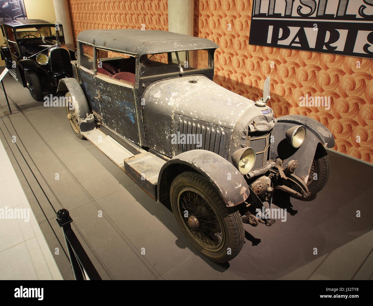 This photo showcases a 1925 Voisin C7 Demi-Berline, a luxury automobile ...