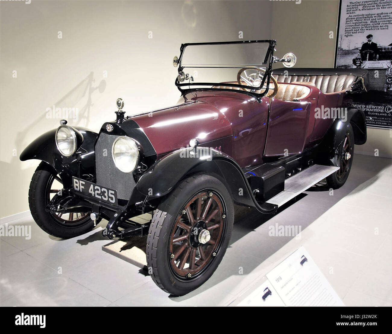 The 1916 Owen Magnetic M 25-4 is a vintage automobile powered by an ...