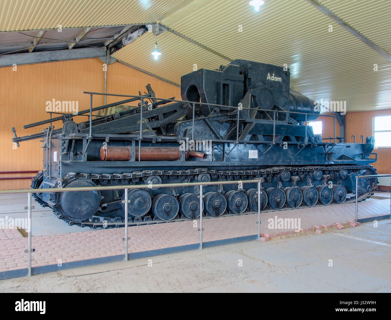 This image features Karl 'Adam,' a German military vehicle at the Tank ...