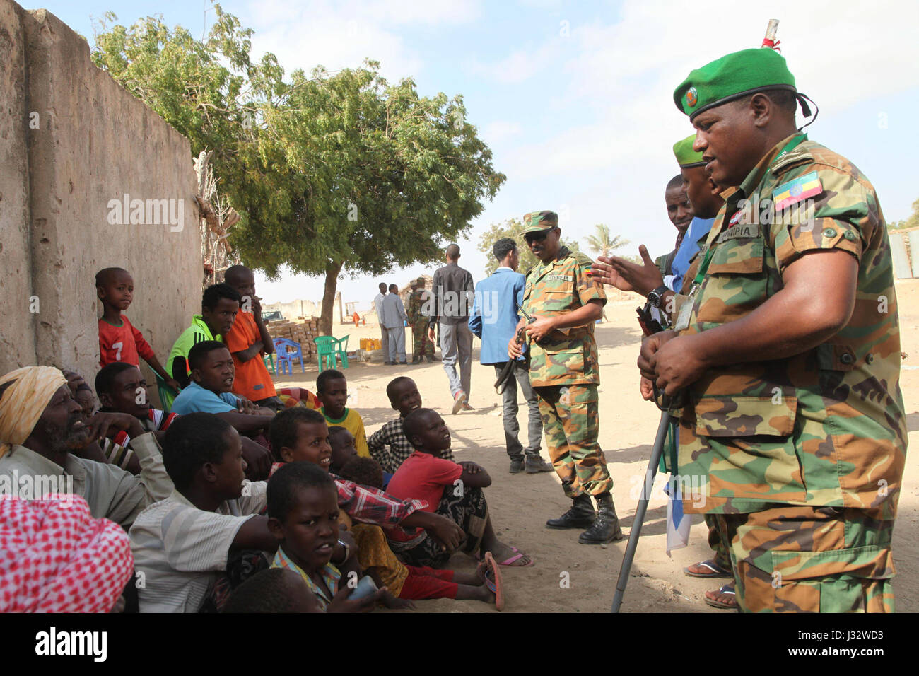 Colonel Regassa Tesfaye, Commander of the Ethiopian National Defense ...