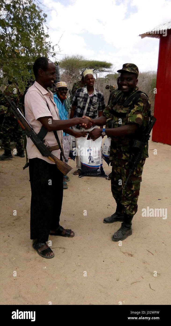 AMISOM KDF officers conduct a three-day medical camp in Hoosingo town ...