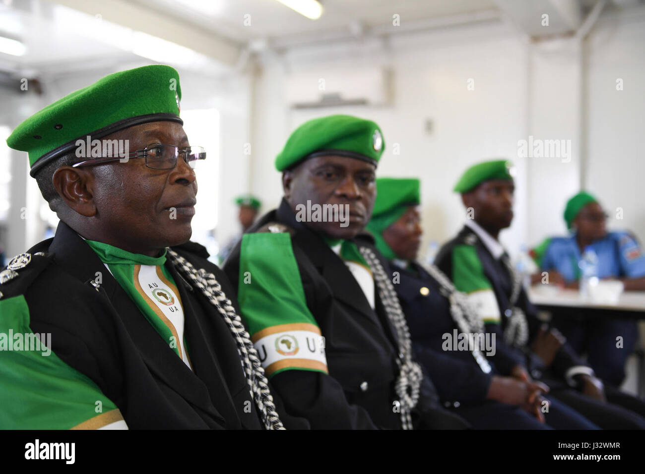 Ugandan police officers who completed their tour of duty in Somalia ...