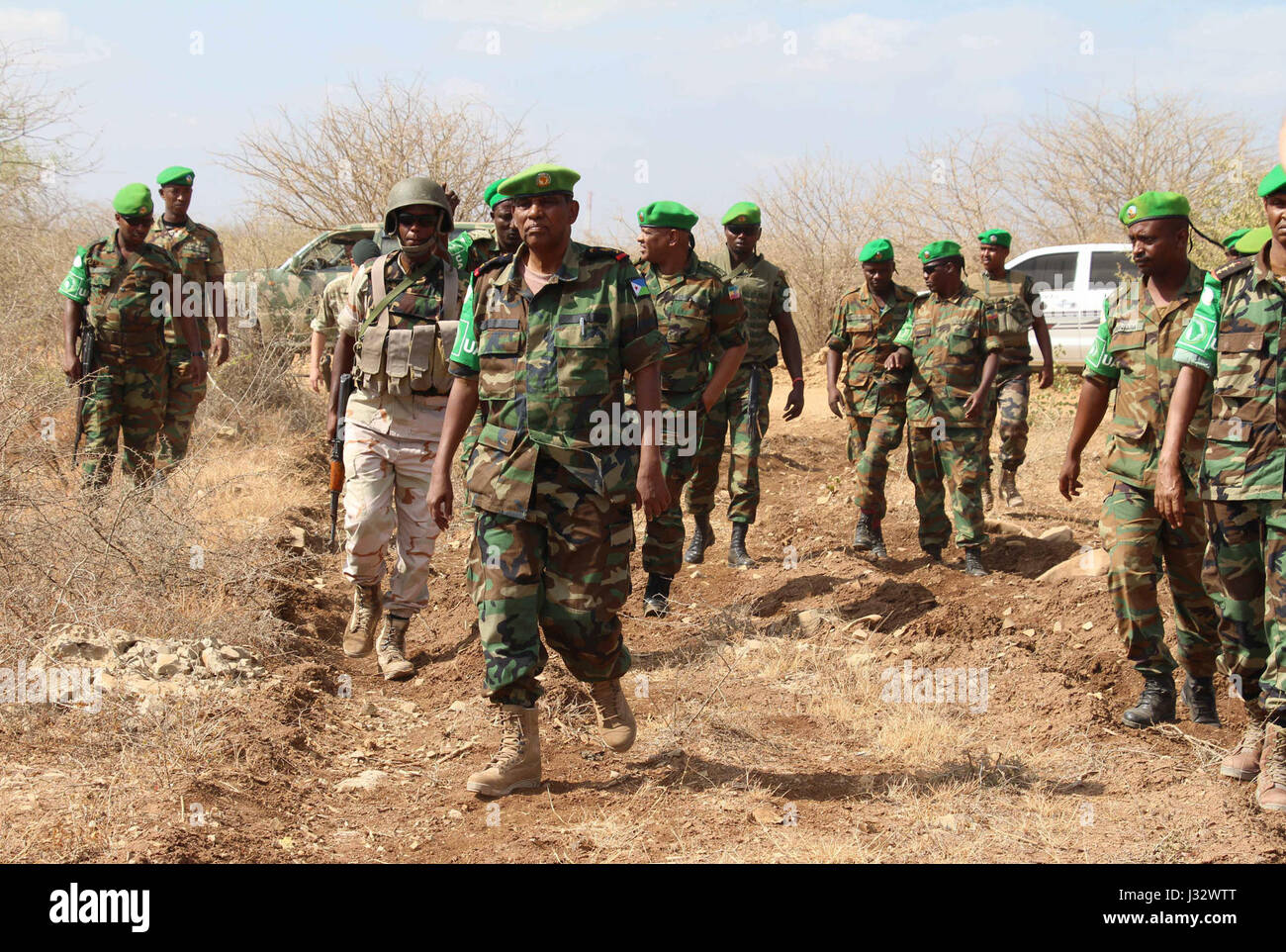 The African Union Mission in Somalia (AMISOM) Force Commander Lt. Gen ...
