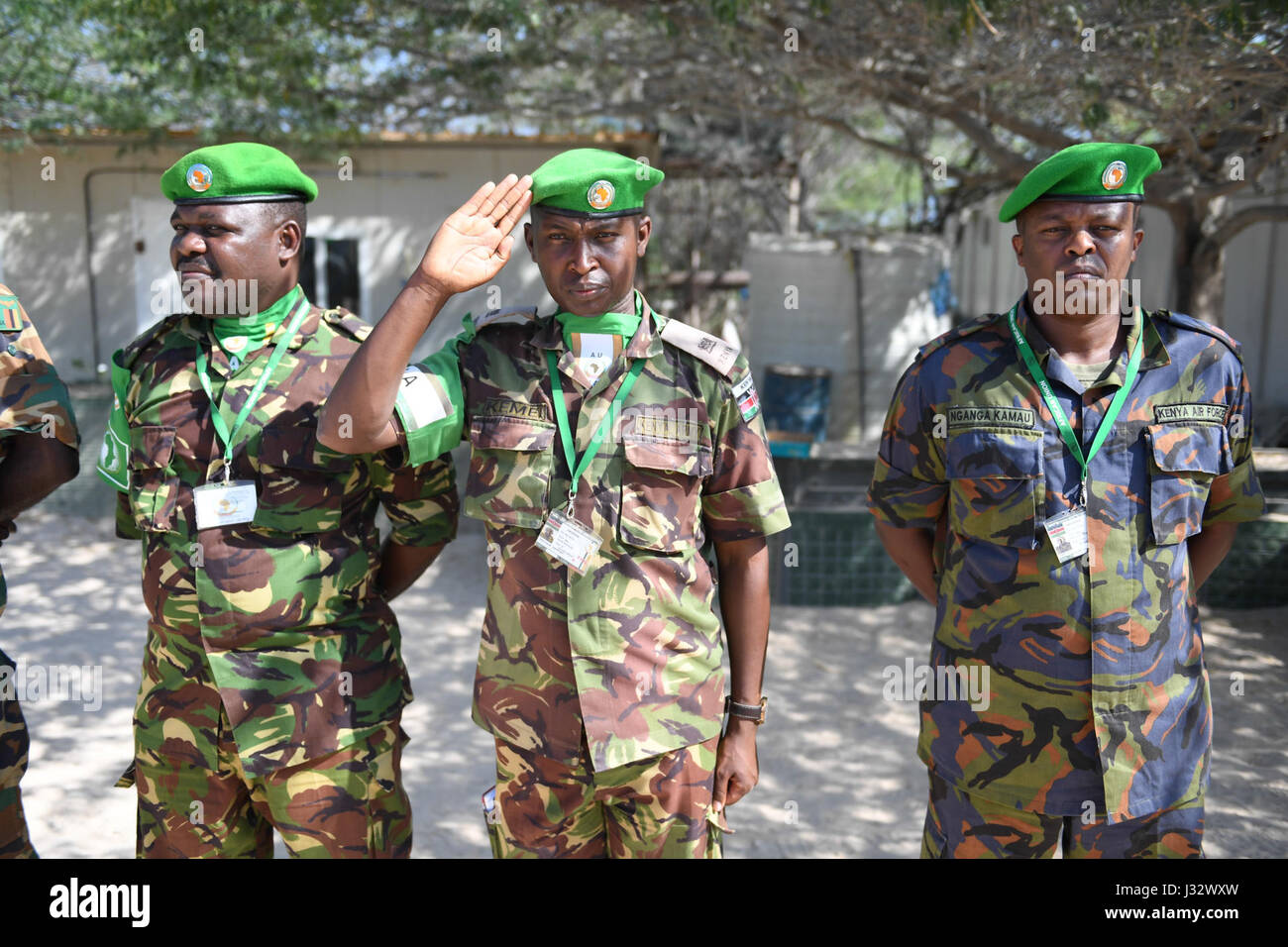 Three AMISOM military officers who completed his tour of duty in ...