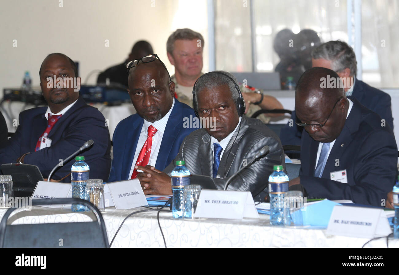 This image shows participants at the 'Lessons Learned for AMISOM ...