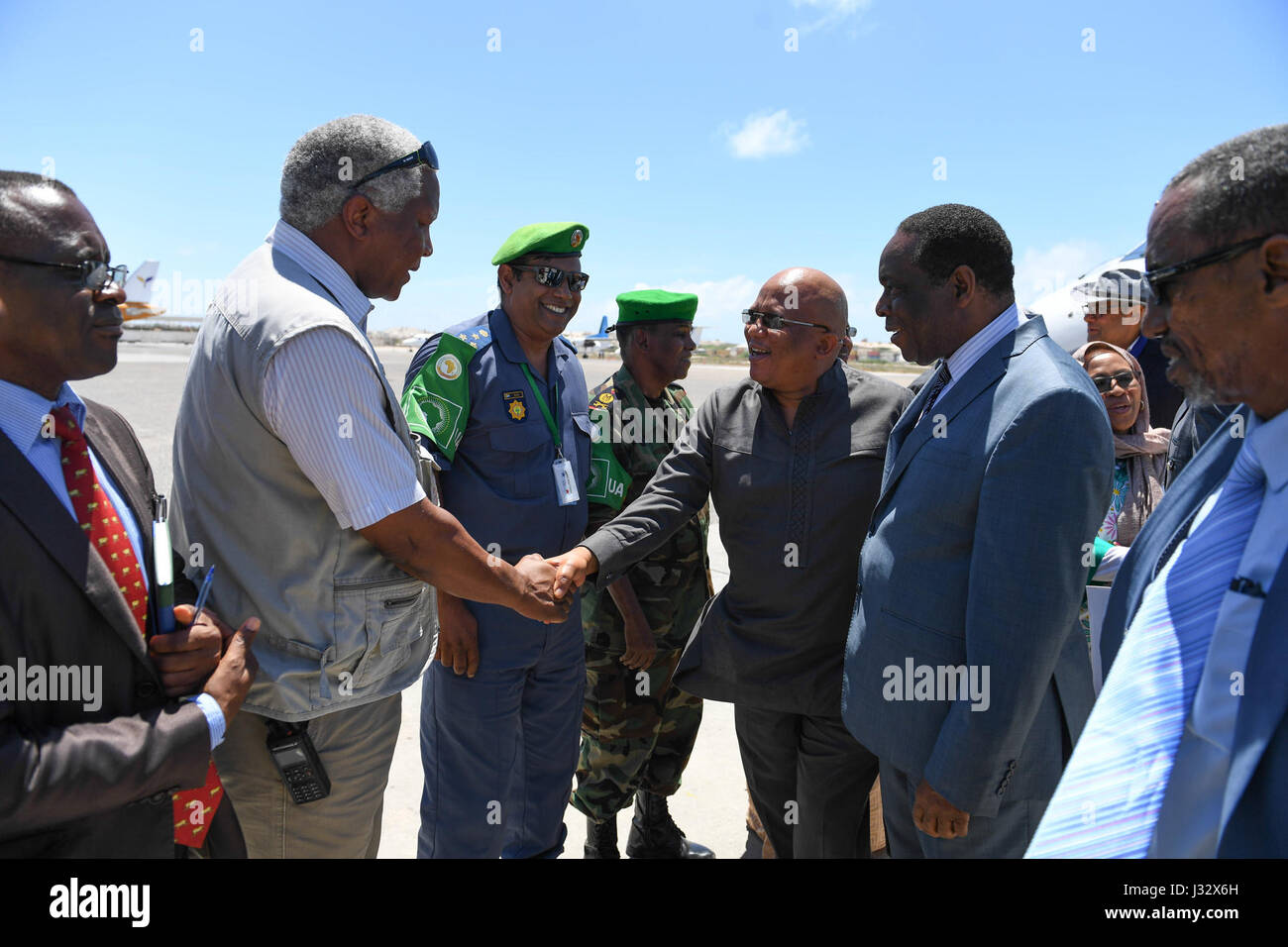 Ambassador Ndumiso Ntshinga, Chairperson of the African Union Peace and ...