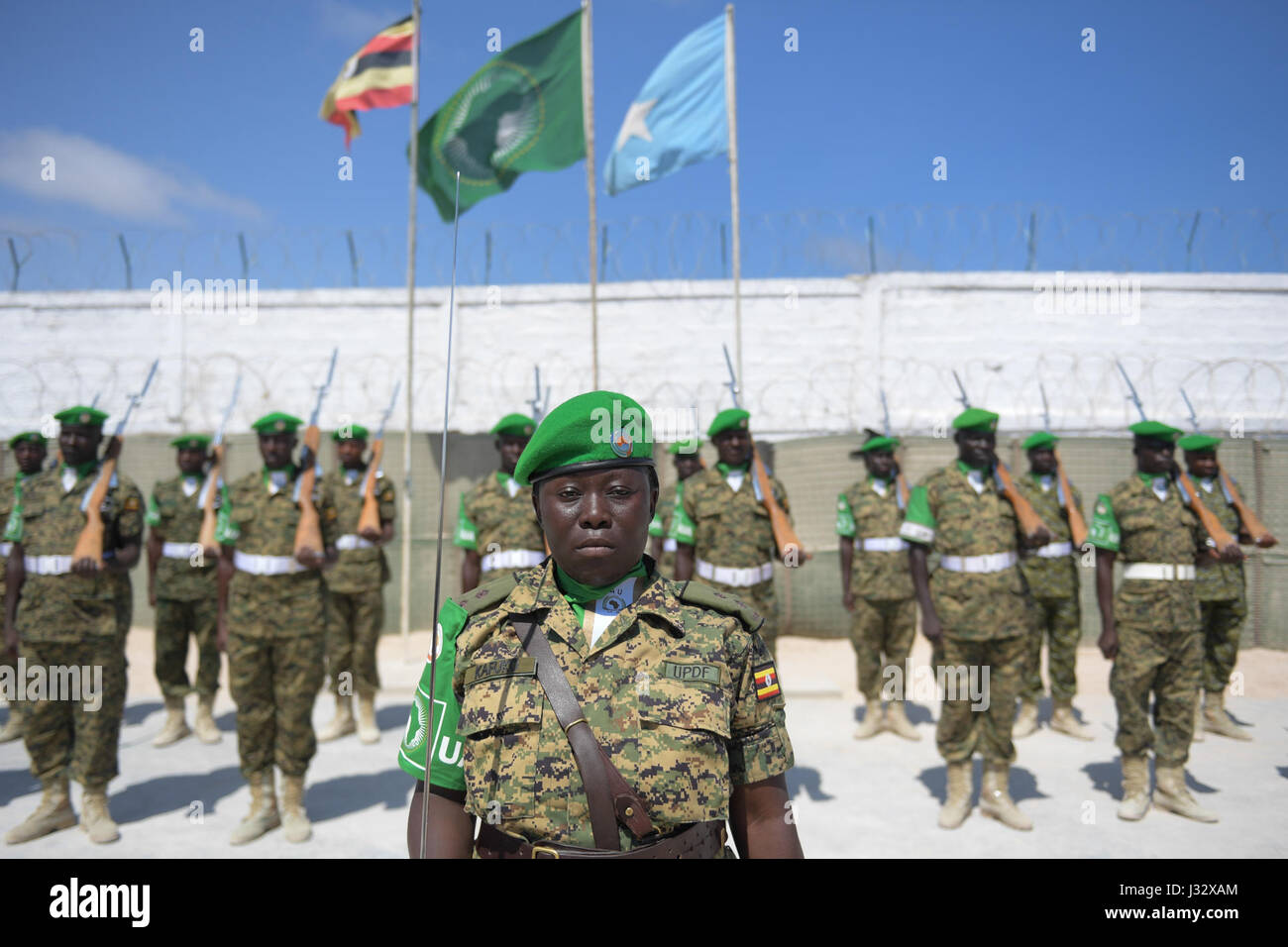 Ugandan soldiers african union hi-res stock photography and images - Alamy