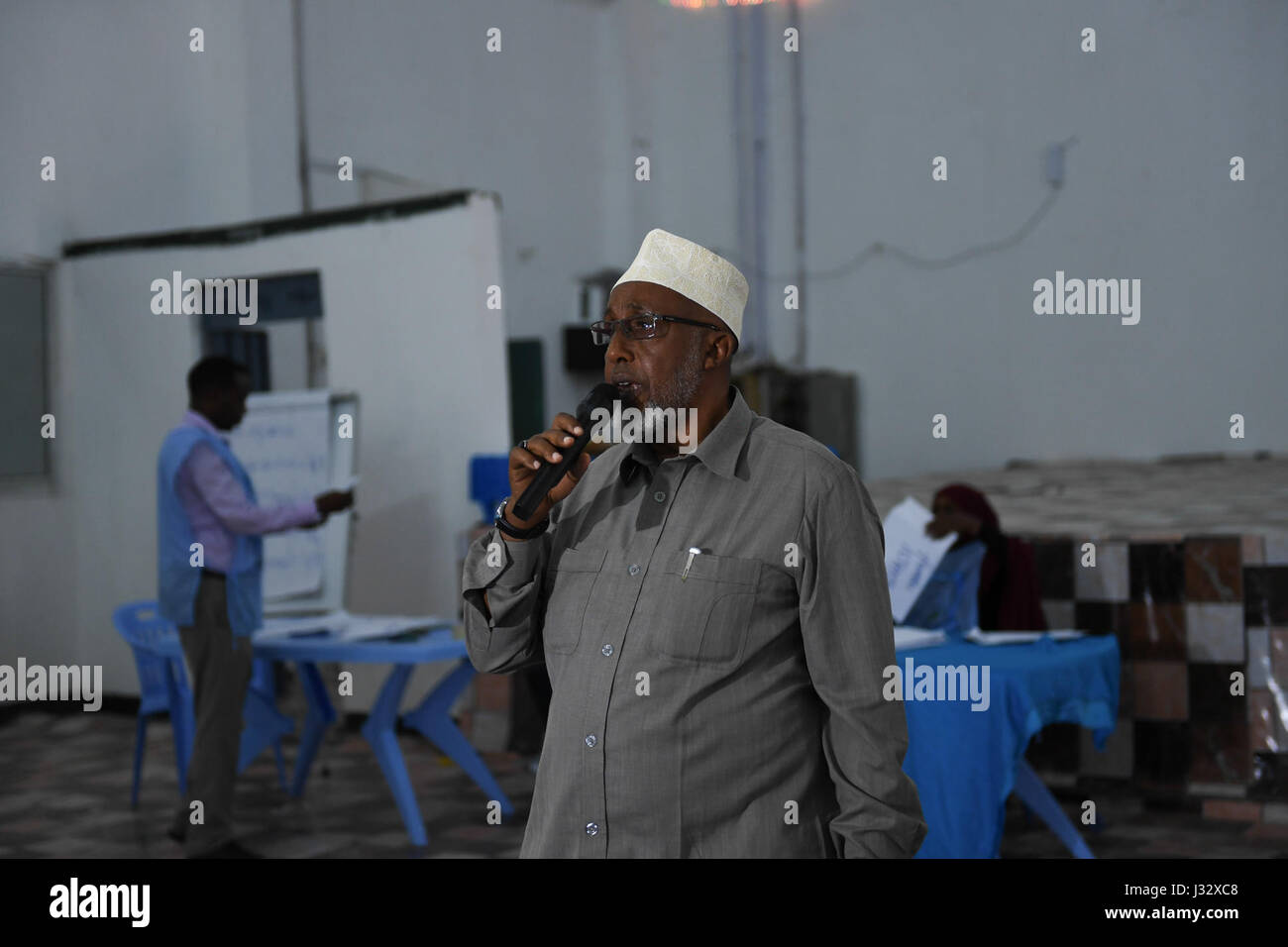 Muhyadin Sheikh Ali Jama, an MP-elect from Somaliland, addresses ...