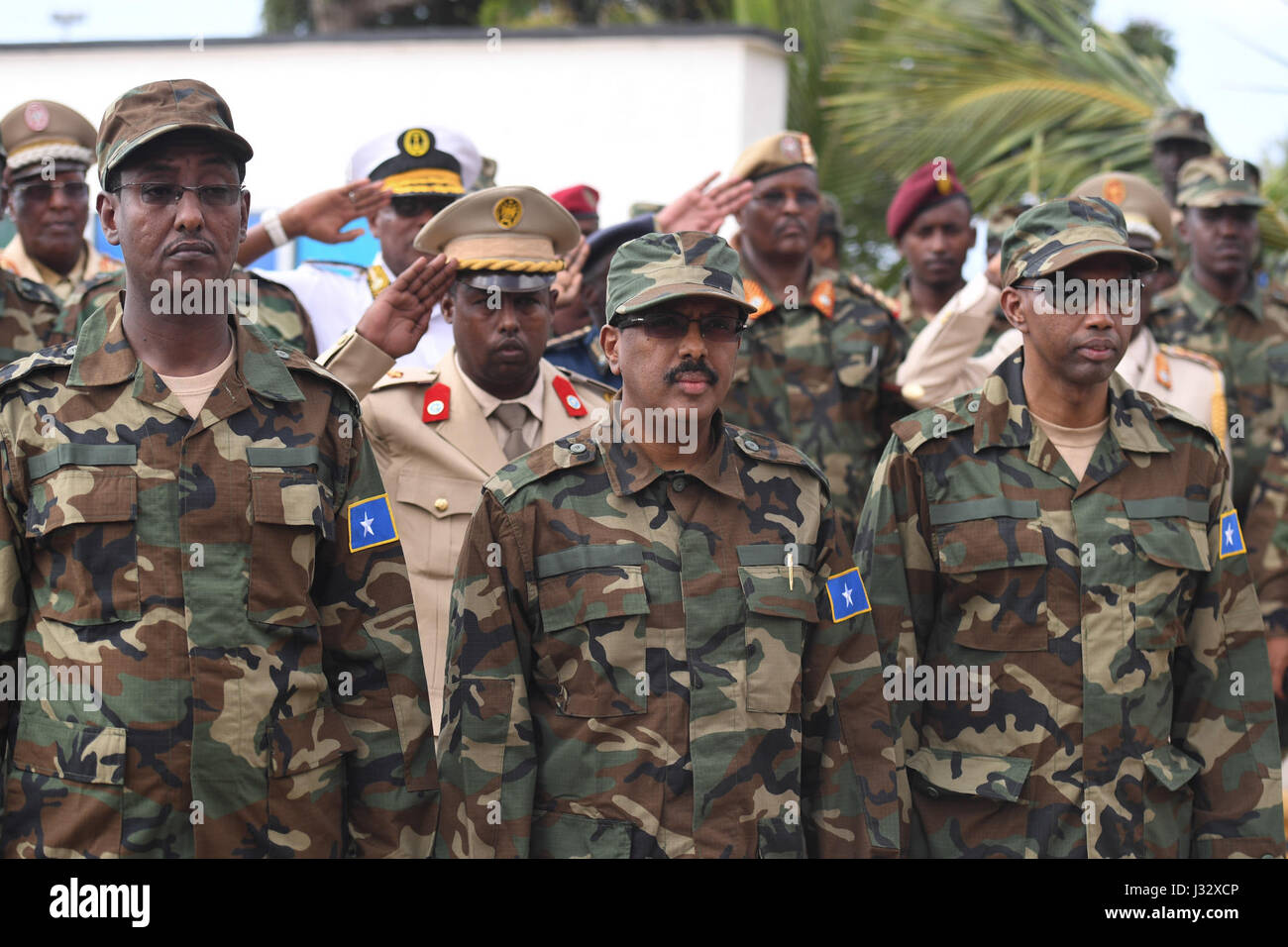 A ceremony held on April 12, 2017, in Mogadishu to mark the 57th ...