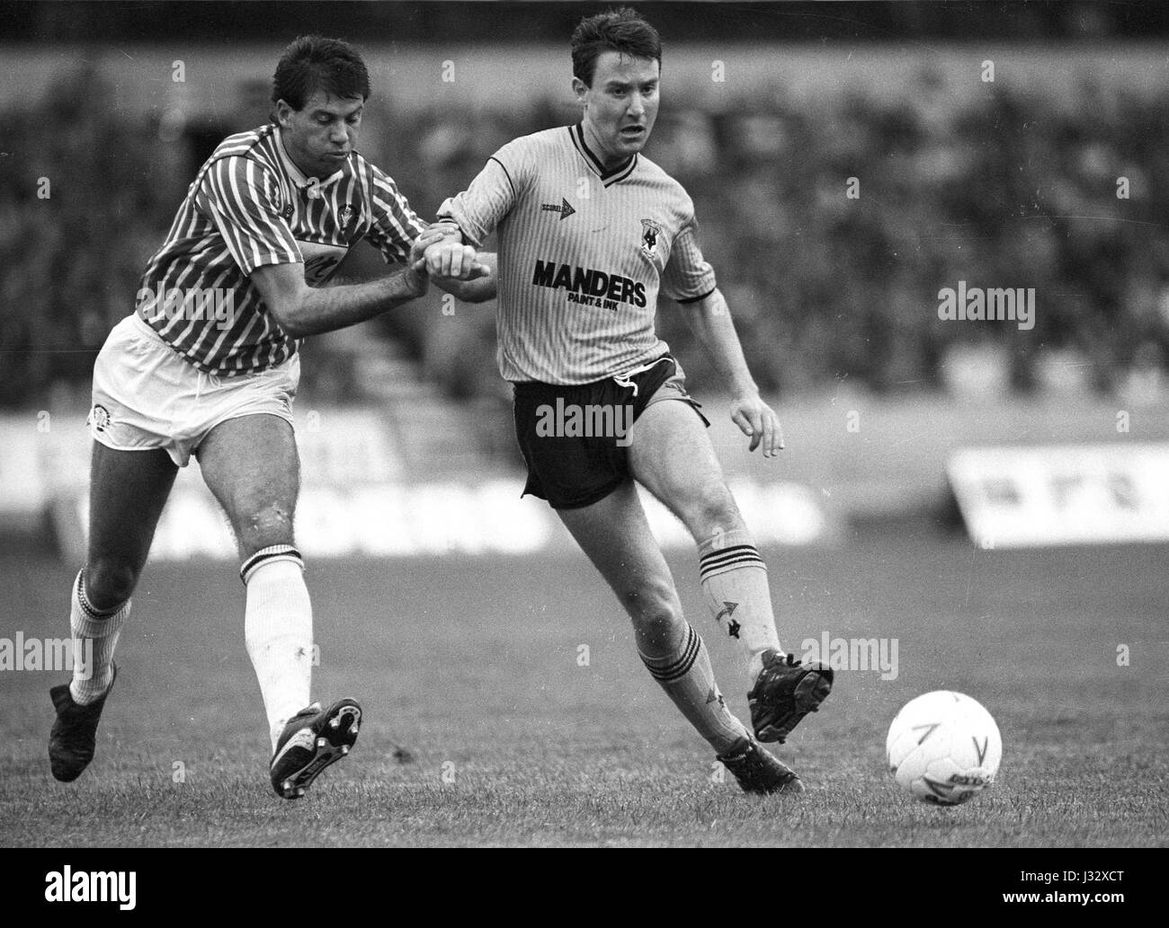 Robbie Dennison footballer in action Wolverhampton Wanderers v ...