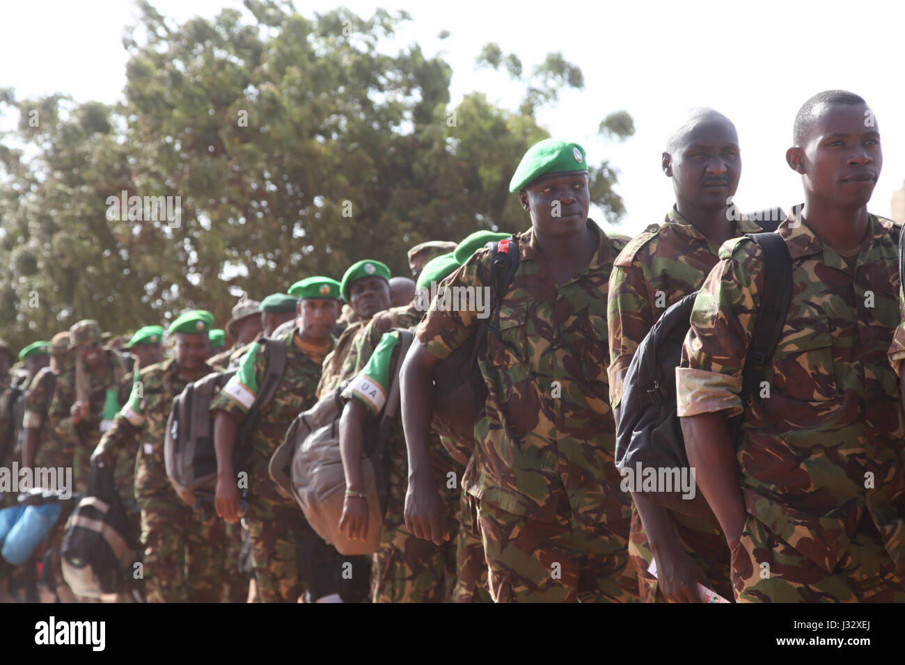 Kenyan Defence Forces (KDF) serving under the African Union Mission in Somalia (AMISOM ...