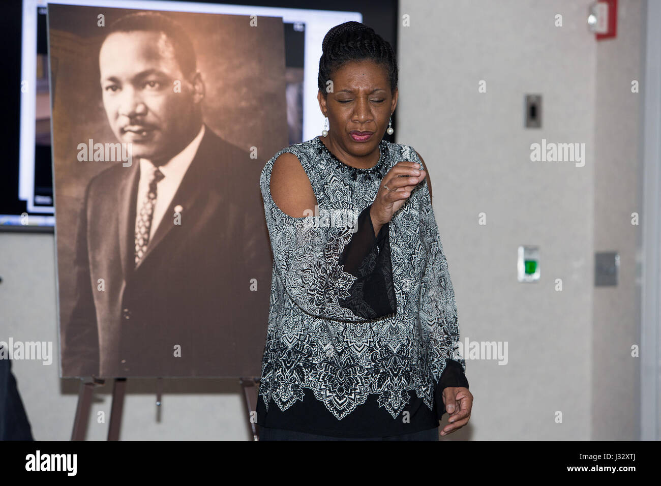 This image from January 26, 2017, shows Cynthia Wilson, an IT ...