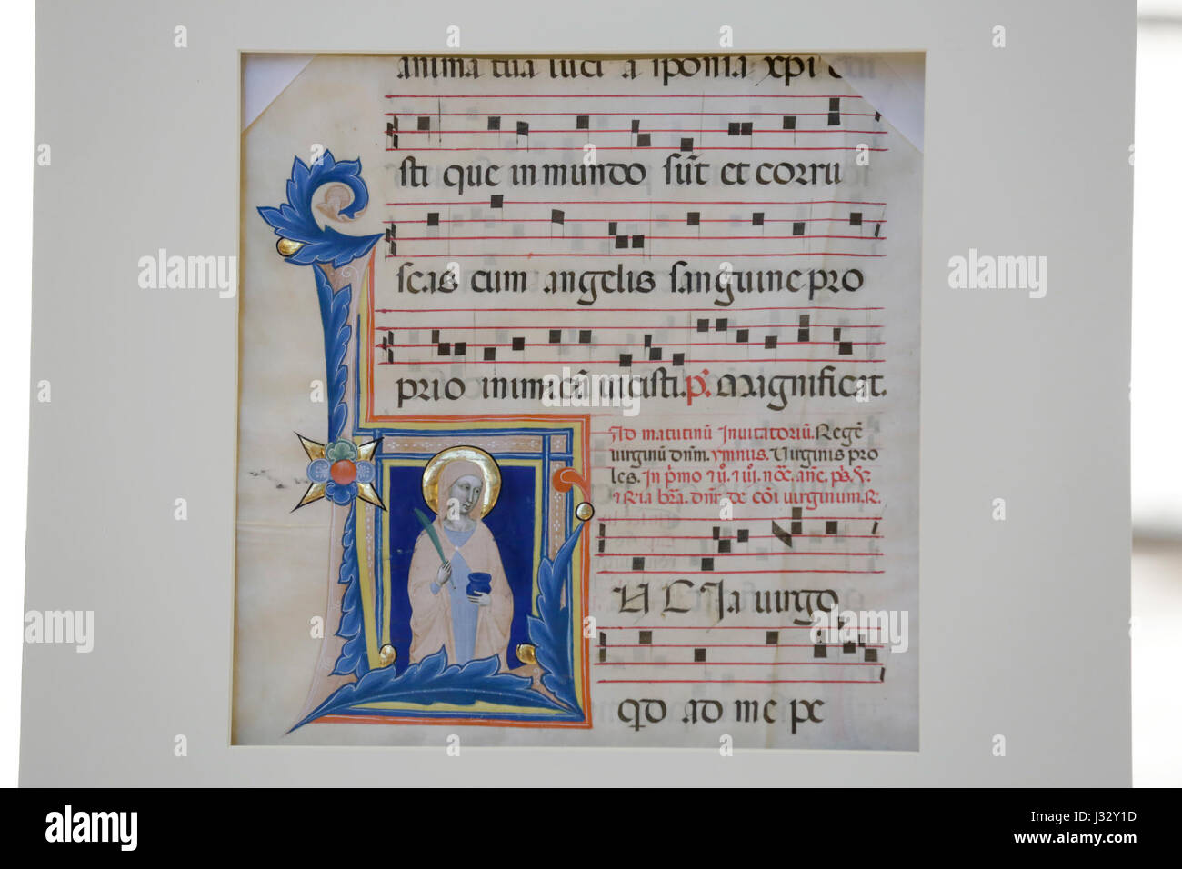 An illuminated manuscript, known as Codex D, was created between 1335 ...