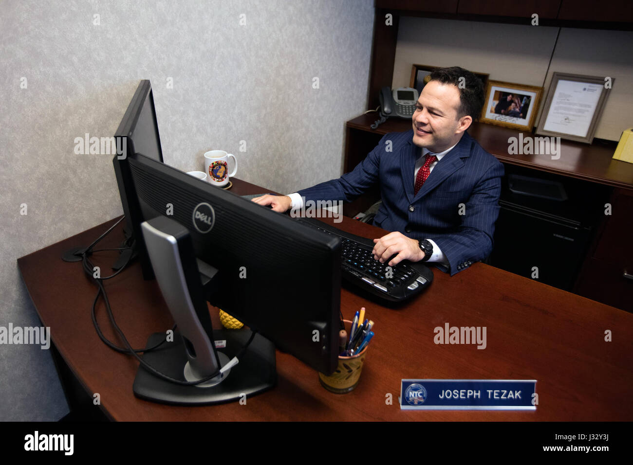 Joseph Tezak, a U.S. Customs and Border Protection employee, is often ...