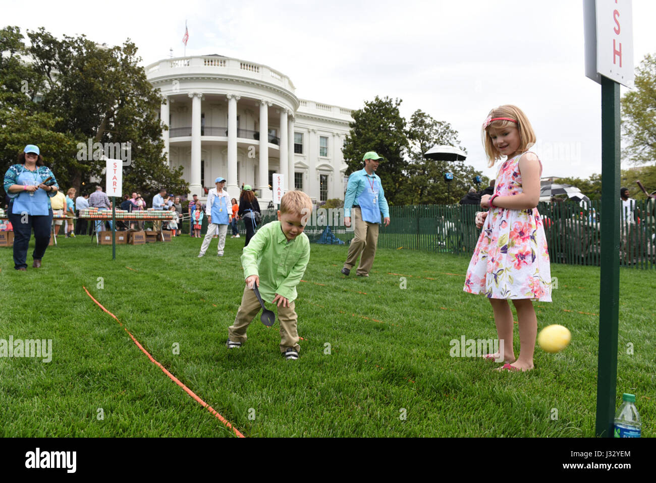 The annual White House Easter Egg Roll took place on April 17, 2017 ...