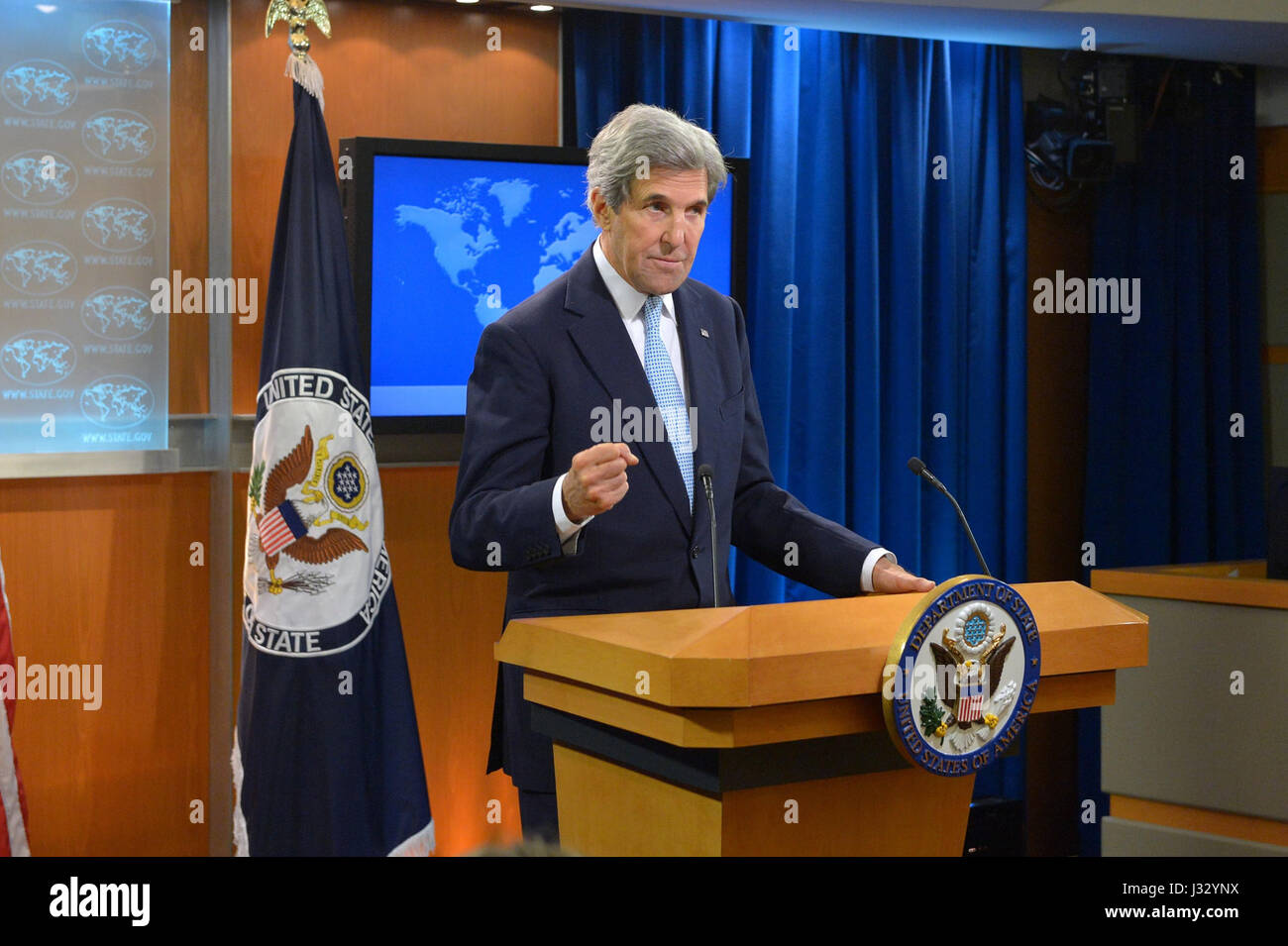 On January 19, 2017, U.S. Secretary of State John Kerry attended a ...