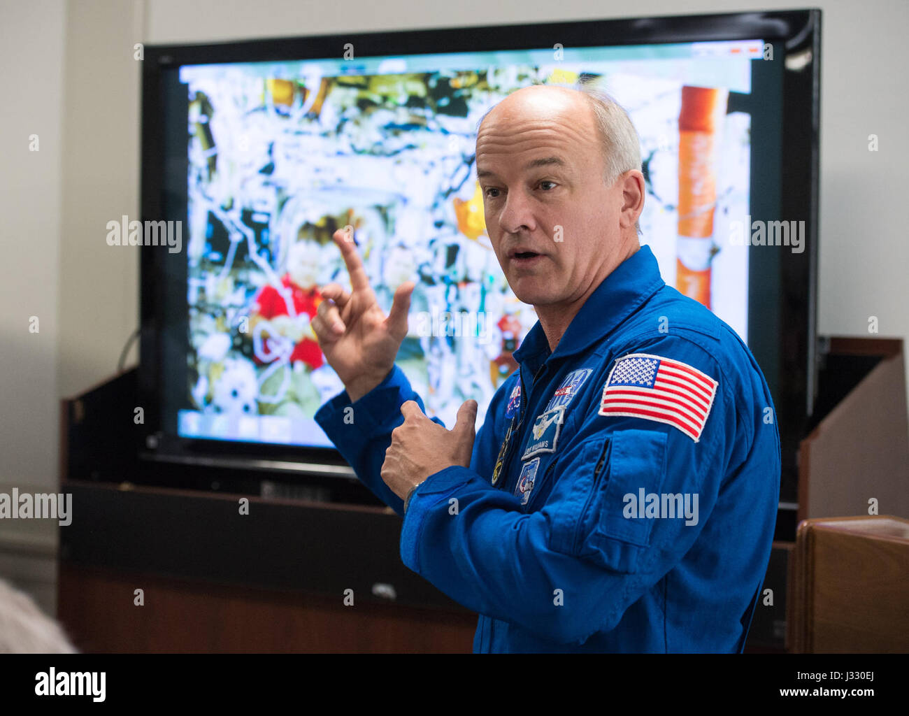 Astronaut Jeff Williams shared insights from his time aboard the ...
