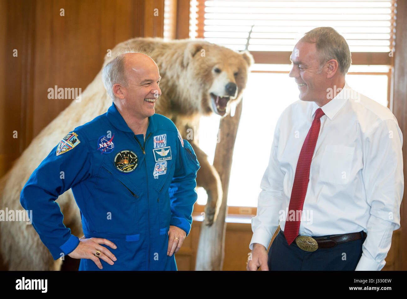 NASA astronaut Jeff Williams discusses his space missions with U.S ...