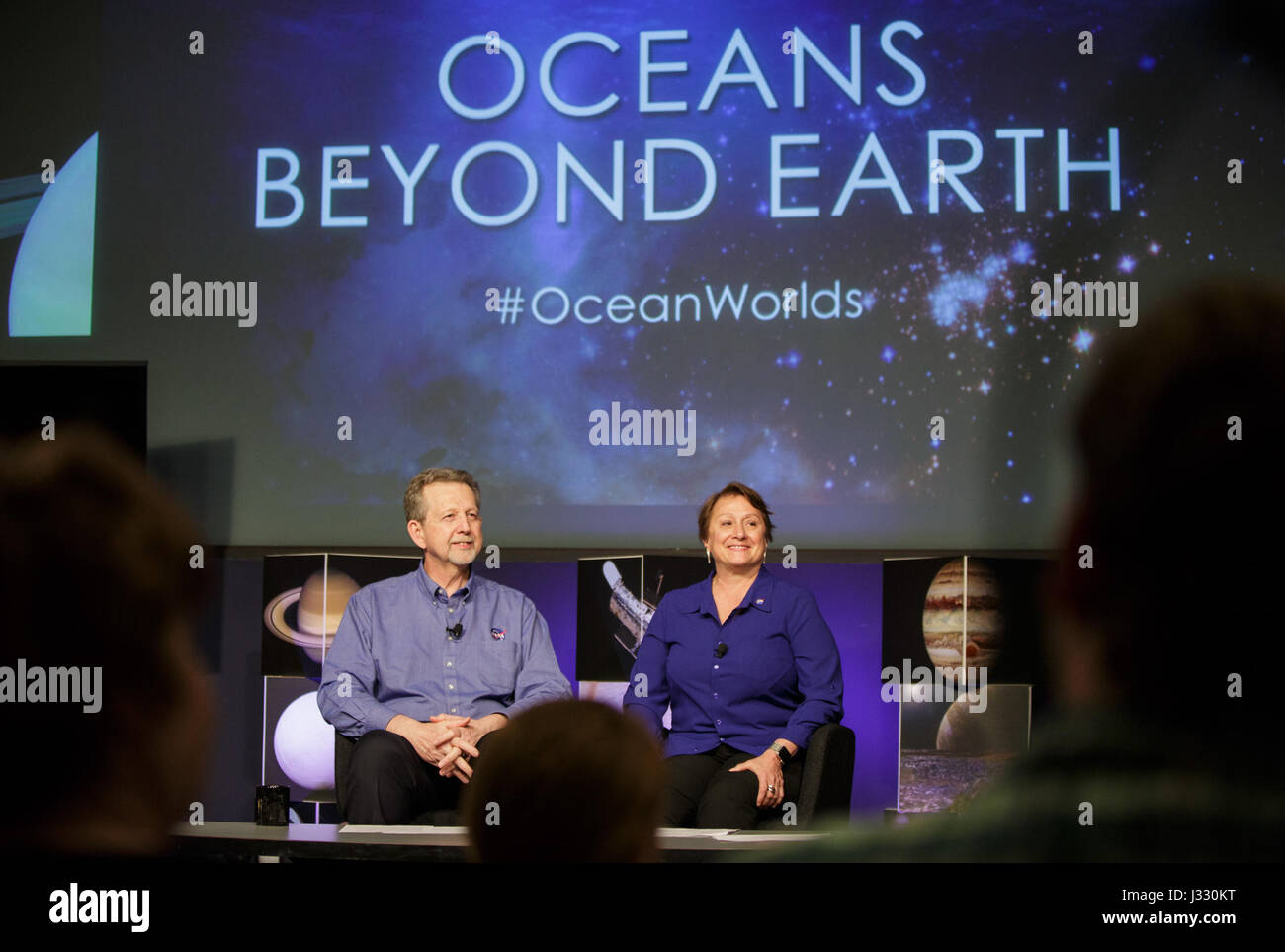 NASA scientists Jim Green and Mary Voytek discuss new findings from the ...