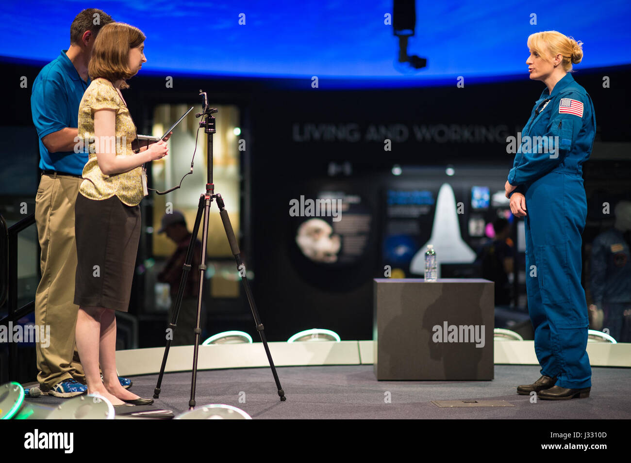 NASA astronaut Kate Rubins participated in a Facebook Live session on ...