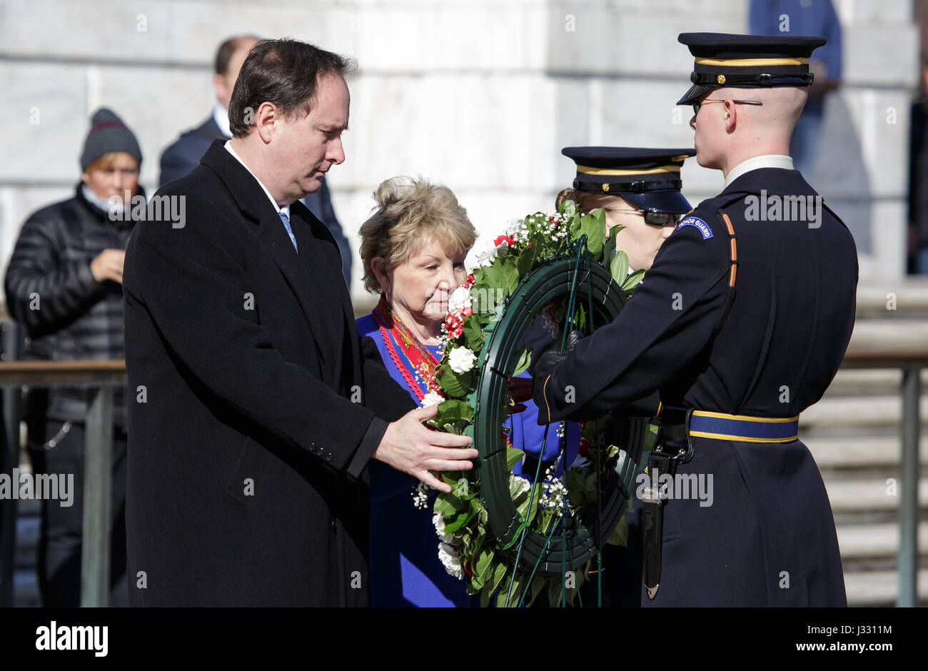 Robert Lightfoot and June Scobee-Rodgers participate in NASA's Day of ...