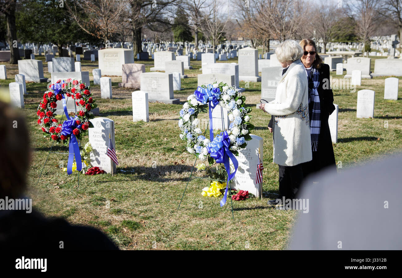 Martha Chaffee, widow of Apollo 1 astronaut Roger Chaffee, and her ...