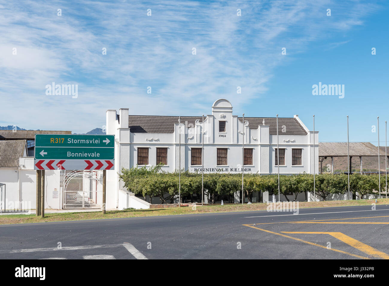 BONNIEVALE, SOUTH AFRICA - MARCH 26, 2017: The Bonnievale Wine Cellar ...