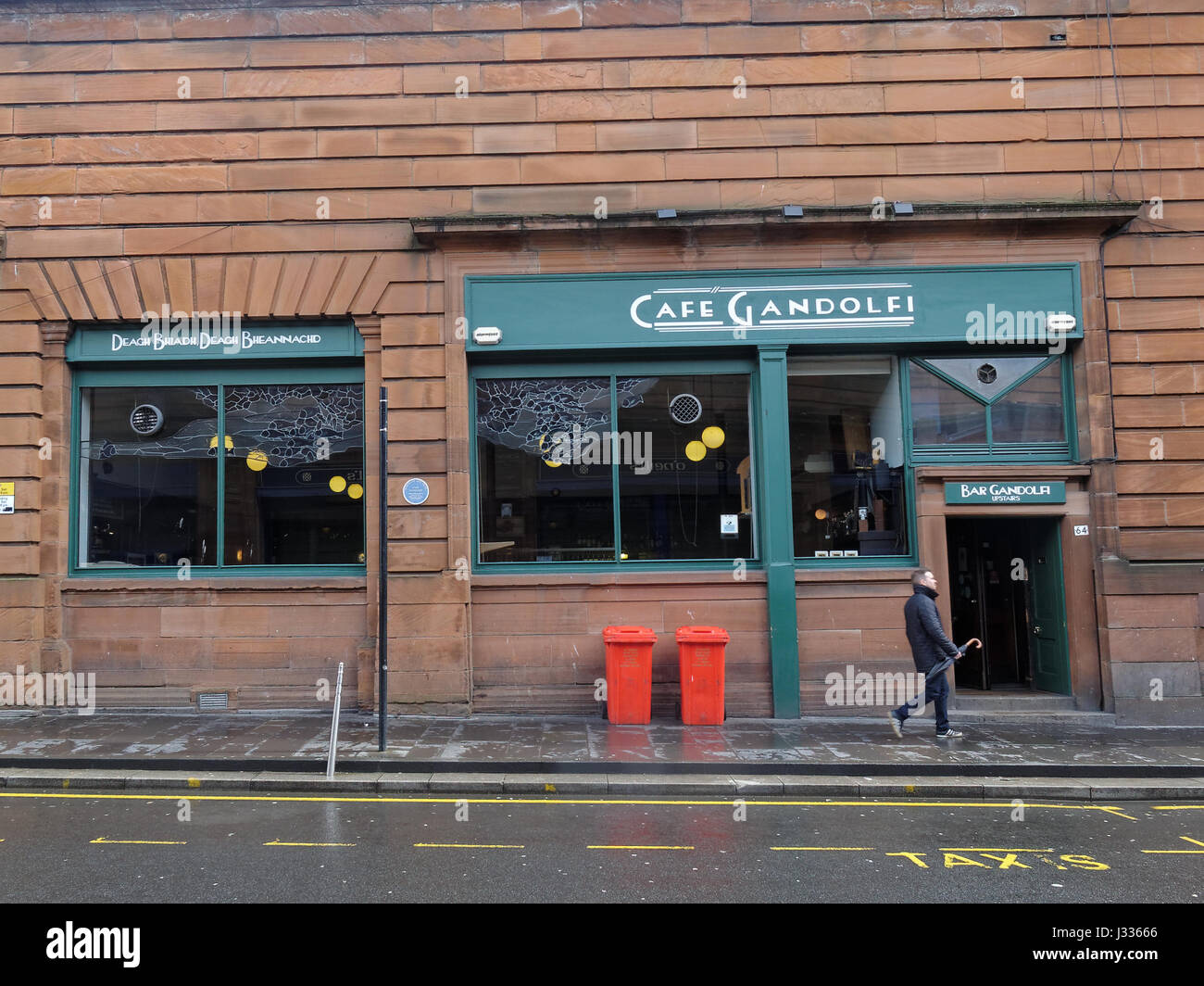 Glasgow cafe gandolfi hi-res stock photography and images - Alamy