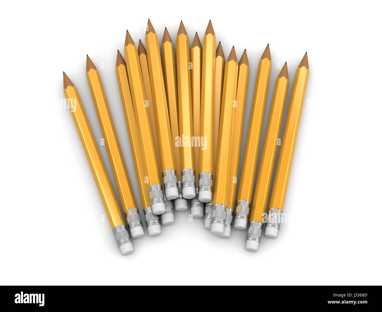 Pencils. Image with clipping path Stock Photo - Alamy