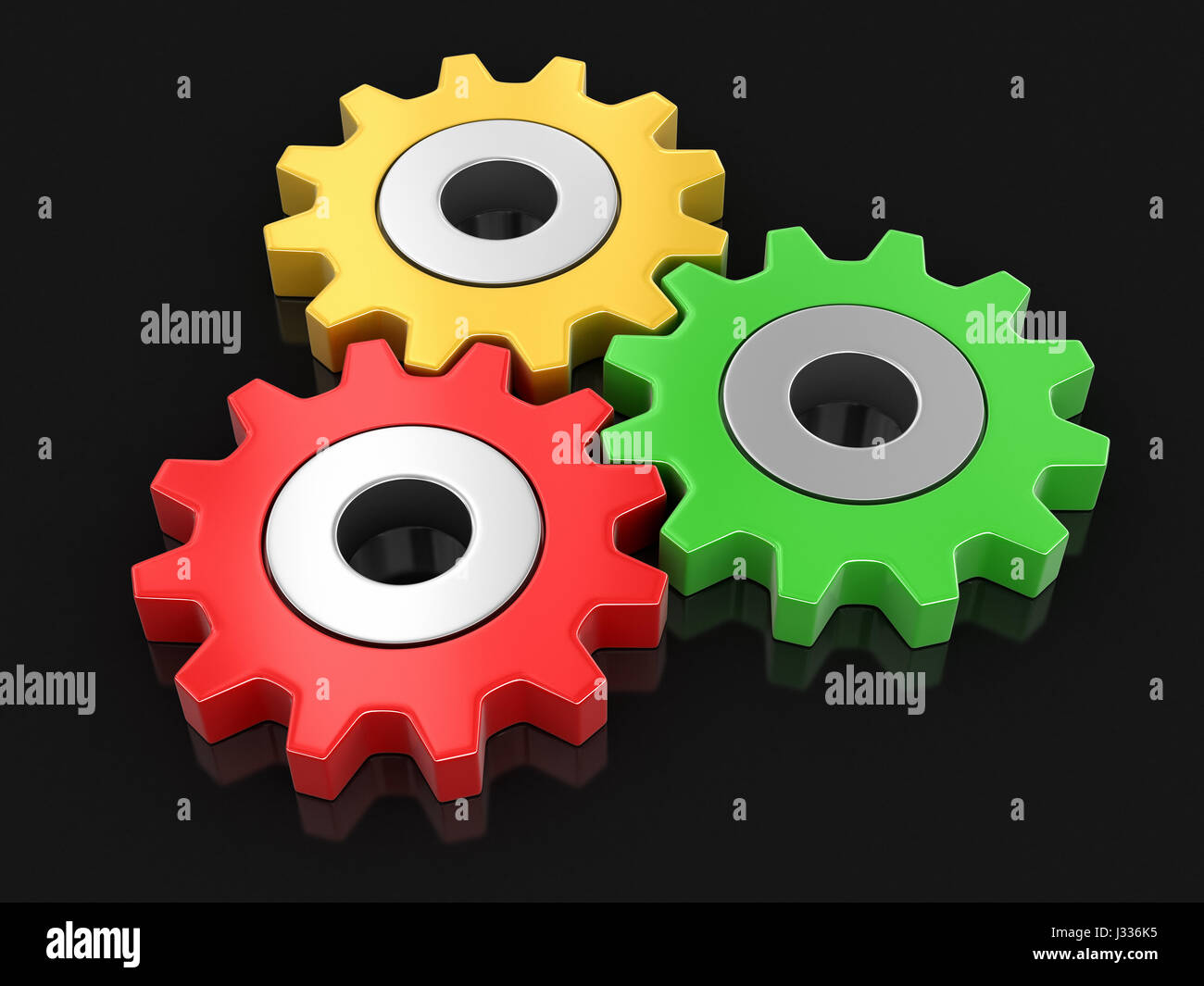 Cogwheels. Image with clipping path Stock Photo - Alamy