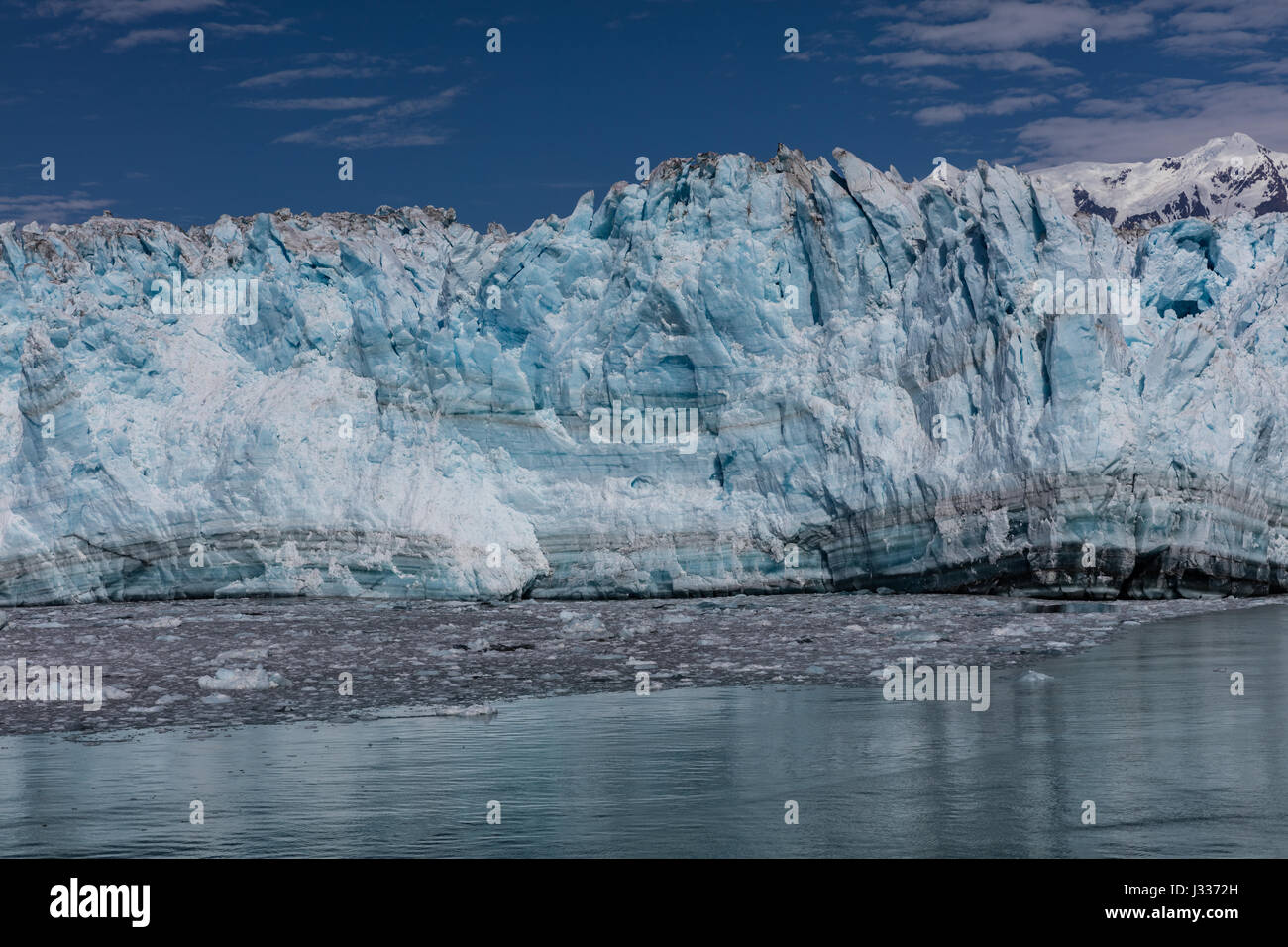 Hubbard Glacier inside Disenchantment Bay, Alaska Stock Photo - Alamy