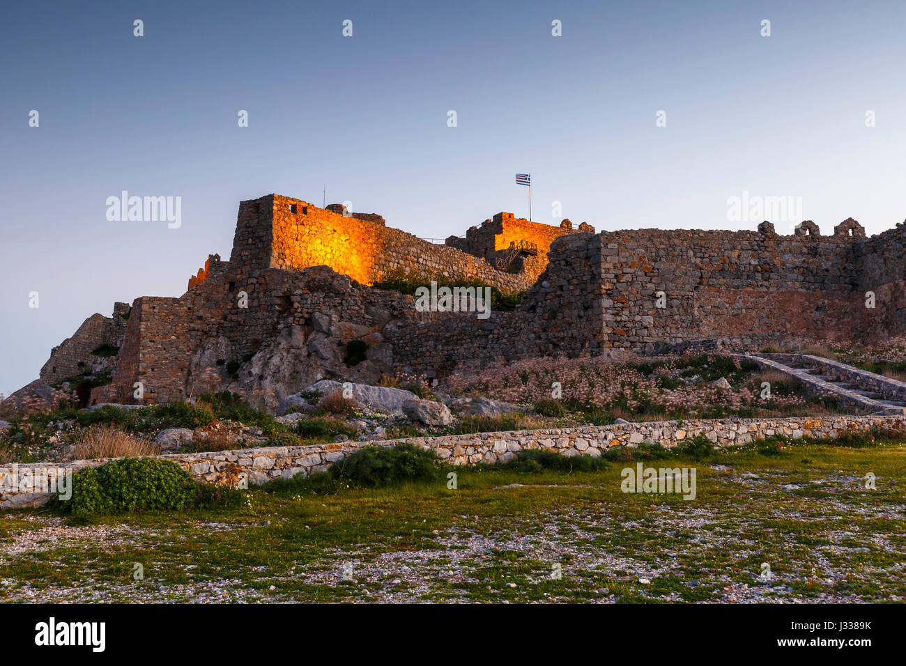 Leros castle hi-res stock photography and images - Alamy