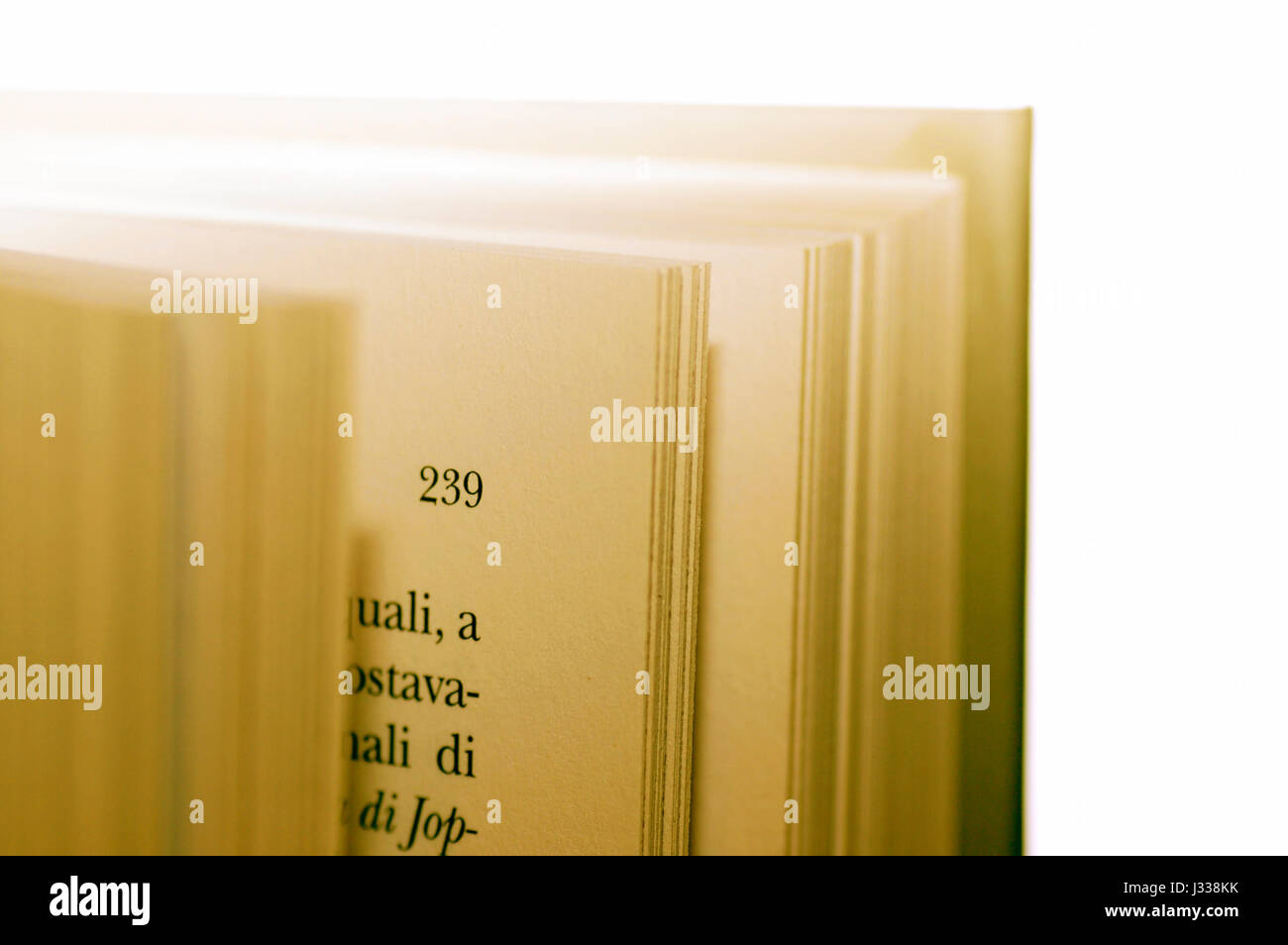 close up detail of book pages Stock Photo - Alamy
