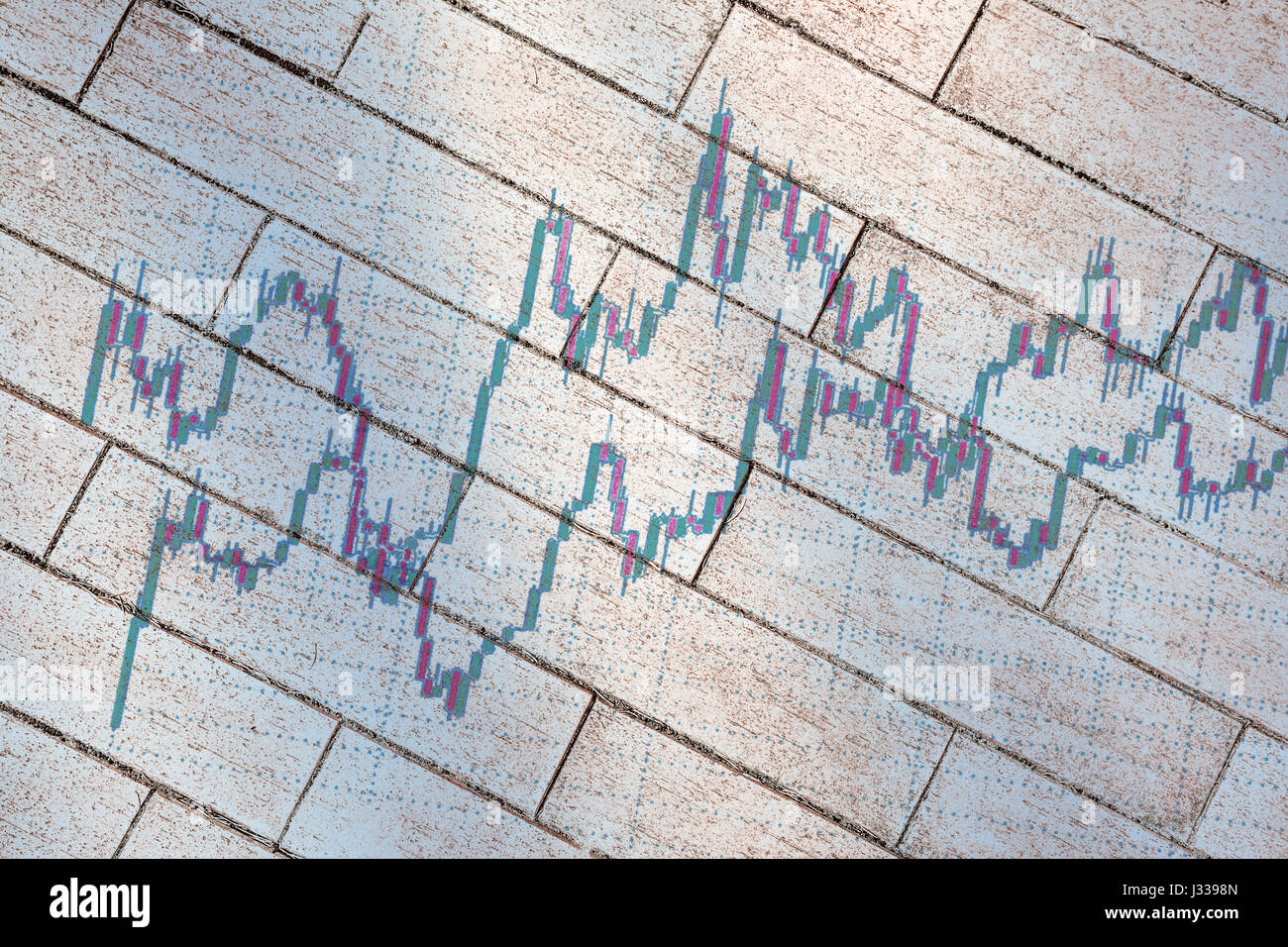 Candle stick graph chart of stock market investment trading Stock Photo ...