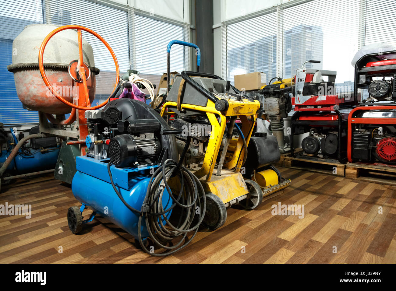 A range of machines in storage room Stock Photo - Alamy