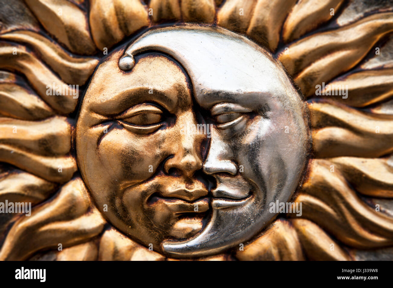 Sun moon in same hi-res stock photography and images - Alamy