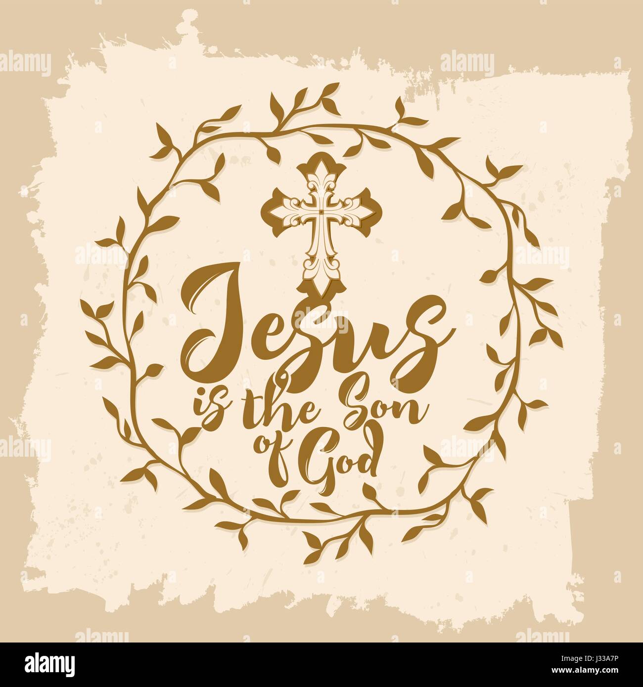 Our lord jesus son of god Stock Vector Images - Alamy